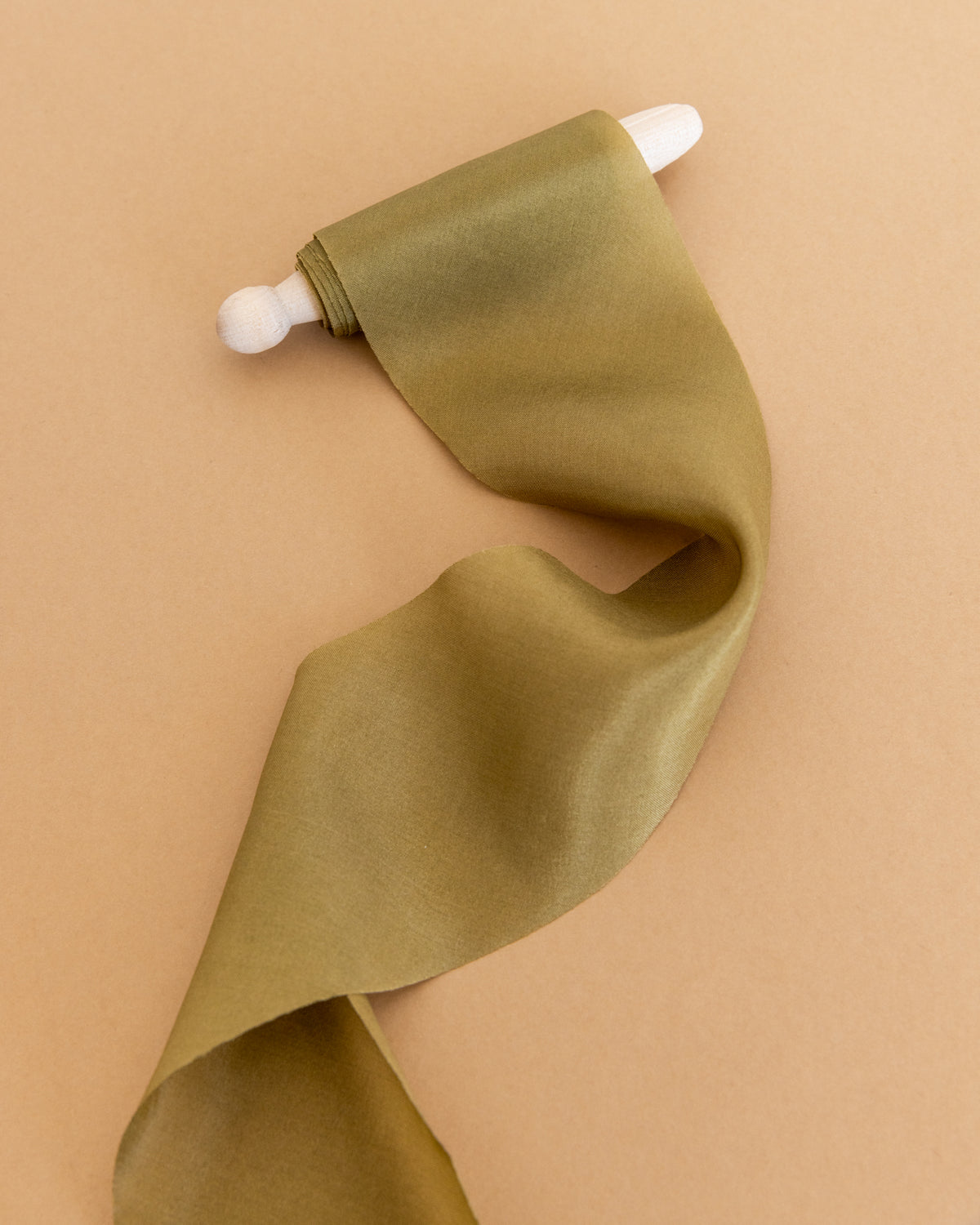 Moss green silk ribbons plant based hand dyed silk ribbons — Feathers ...