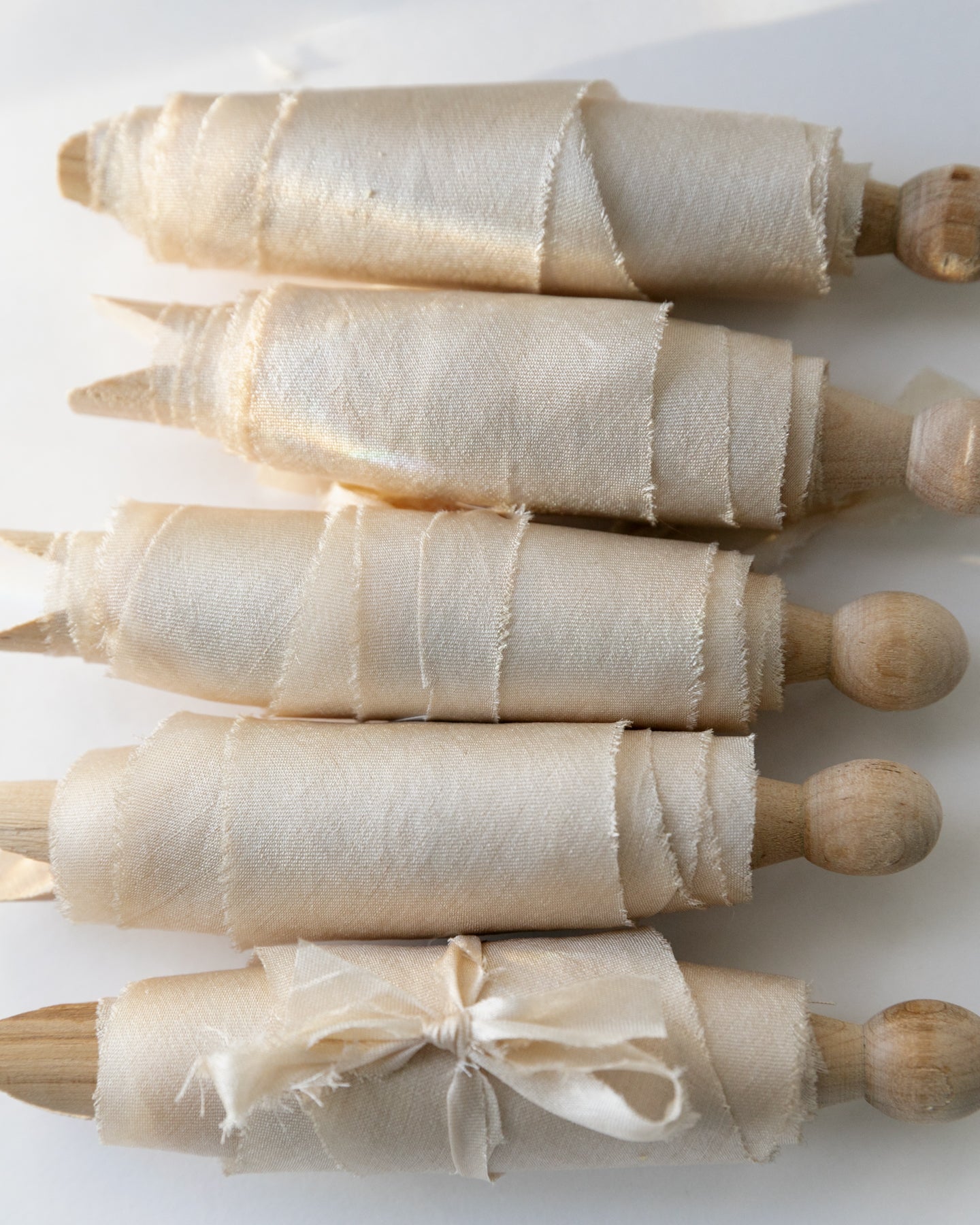 Silk ribbons | Plant dyed, hand dyed luxurious wedding ribbons ...