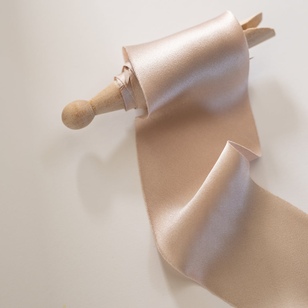 Silk ribbons | Plant dyed, hand dyed luxurious wedding ribbons ...